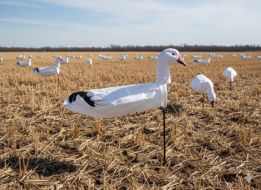 3D Sentry Snow Goose Windsock Decoys With Heads | SkyFly Decoys